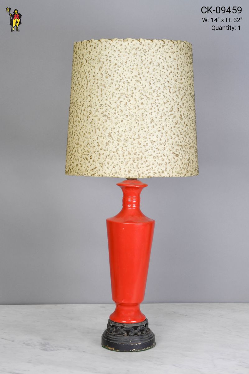 Tall Red Ceramic Table Lamp | Table Lamps | Collection | City ...