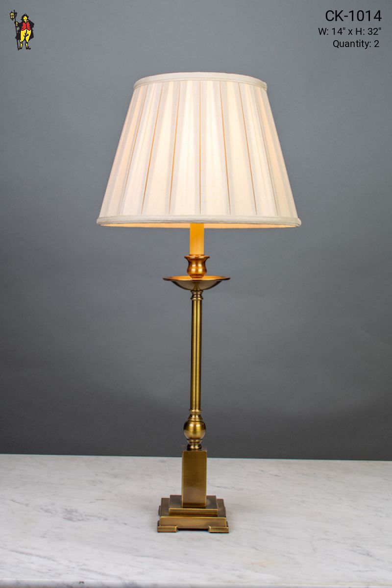 Tall Single Candle Table Lamp | Table Lamps | Collection | City ...