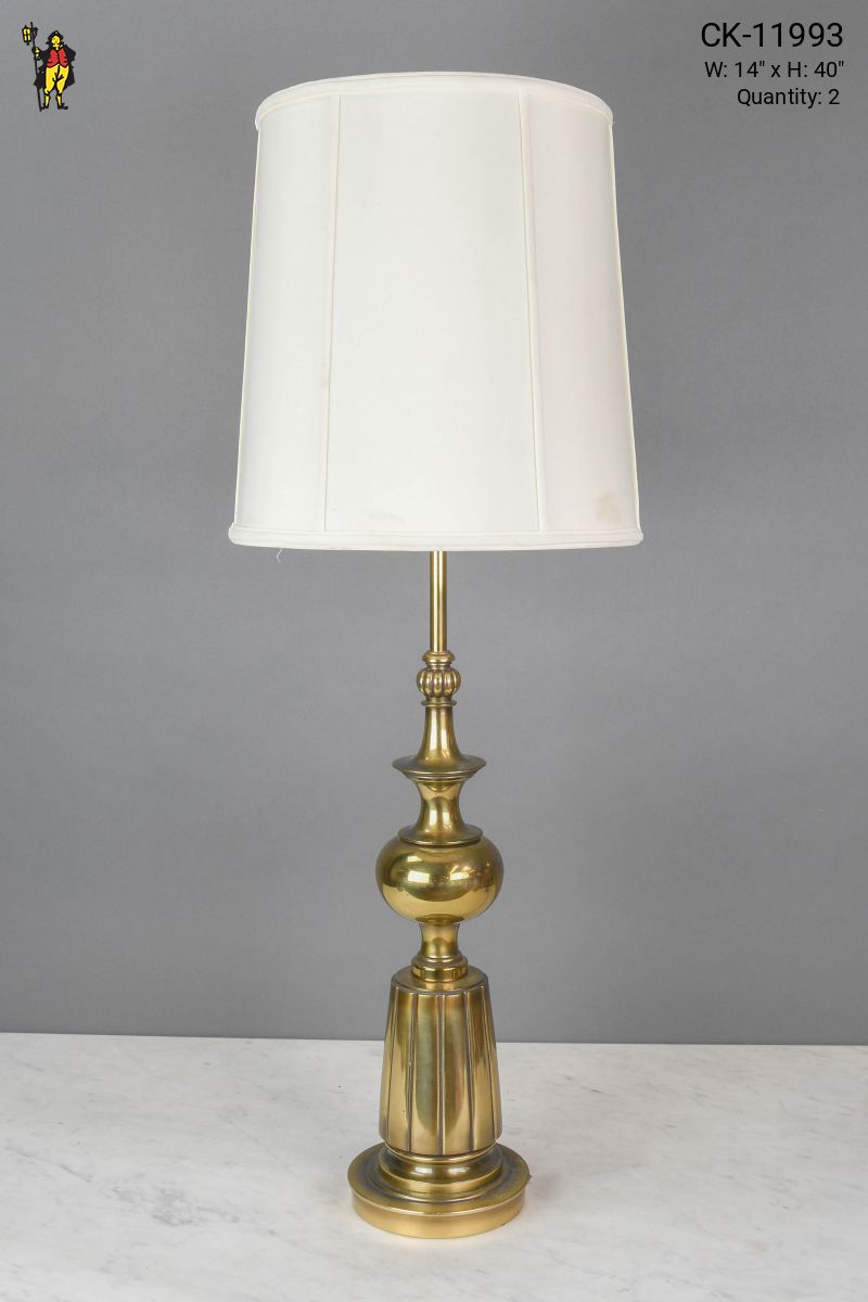 Tall Polished Brass Table Lamp | Table Lamps | Collection | City ...