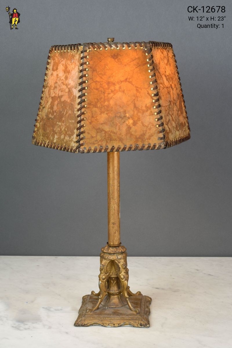 Mica Shaded Brass Table Lamp | Table Lamps | Collection | City ...