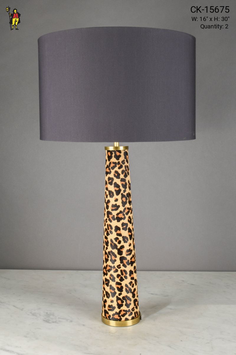 Leopard Print Table Lamp | Table Lamps | Collection | City ...