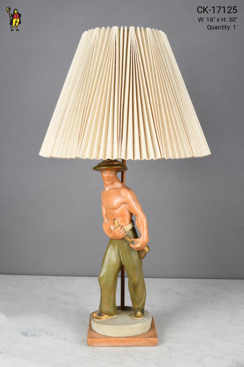 Ceramic Male Figure/Bust Table Lamp | Table Lamps | Collection | City ...