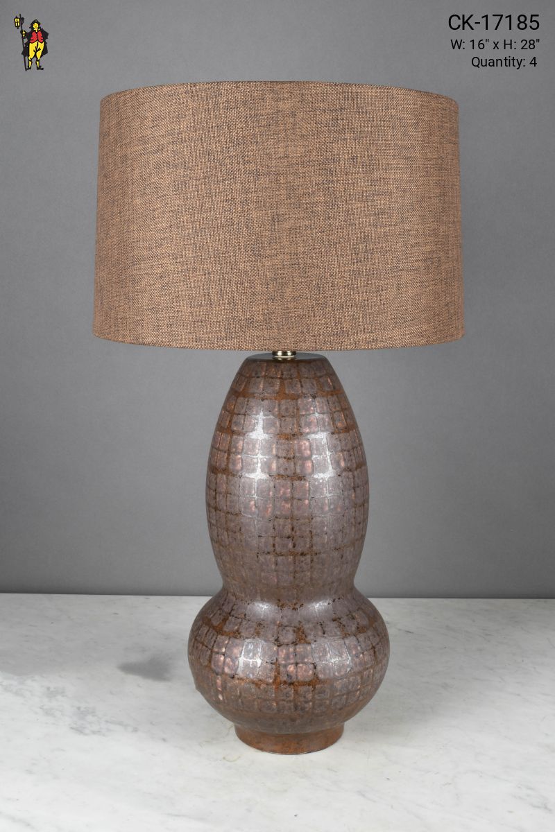 Brown Ceramic Oversize Table Lamp | Table Lamps | Collection | City ...