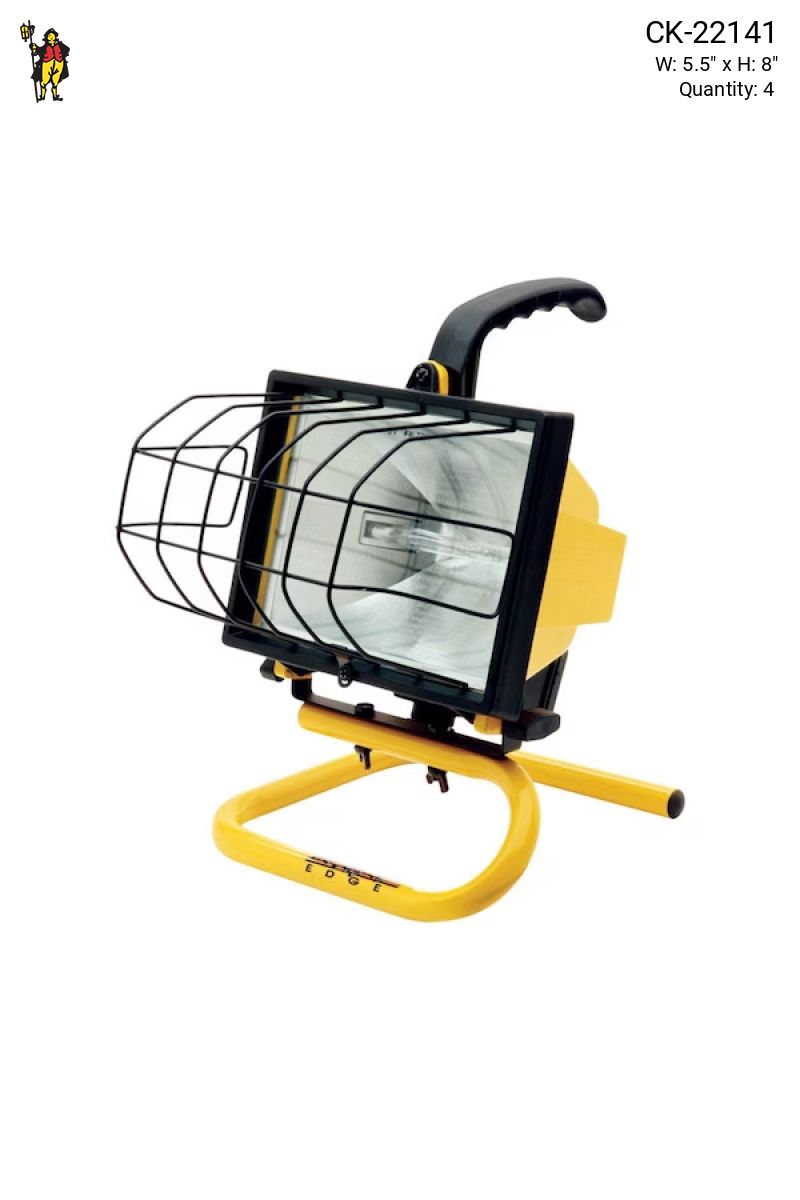 Yellow Halogen Stand Work Light | Table Lamps | Collection | City ...