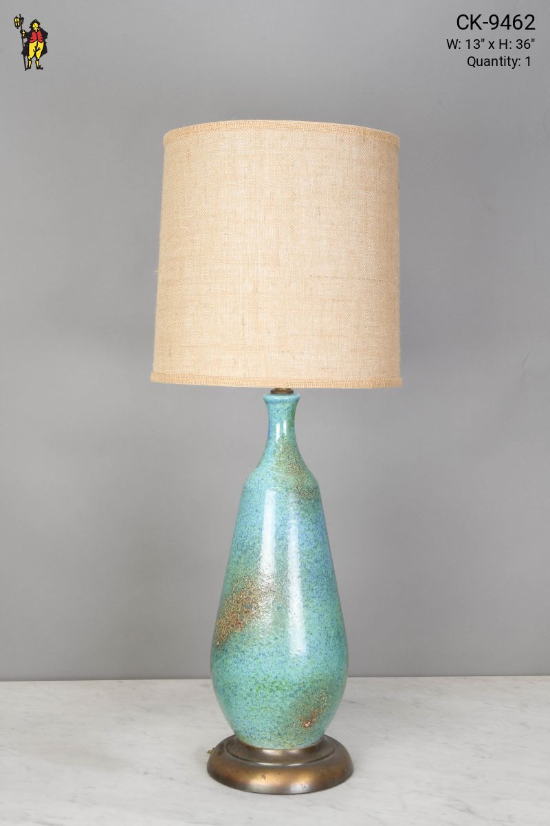 Tall Blue Ceramic Table Lamp | Table Lamps | Collection | City ...