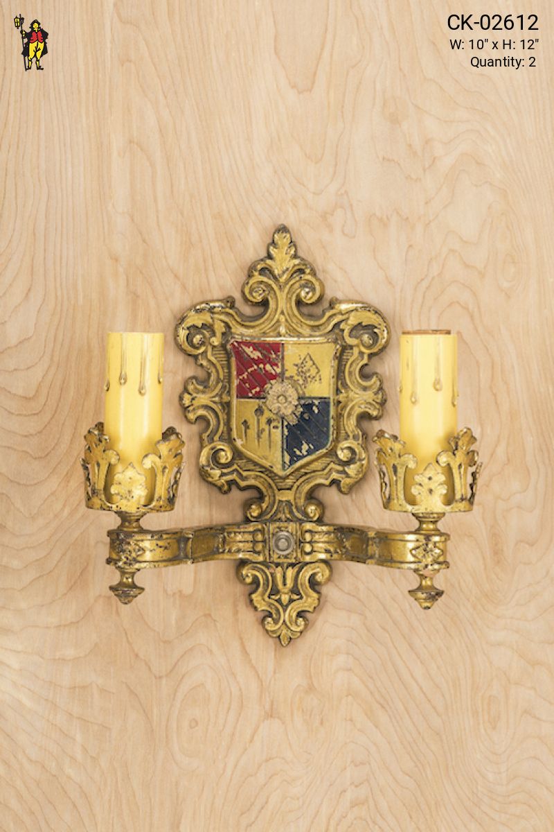 Medieval Two Candle Wall Sconce | Wall Lights | Collection | City ...
