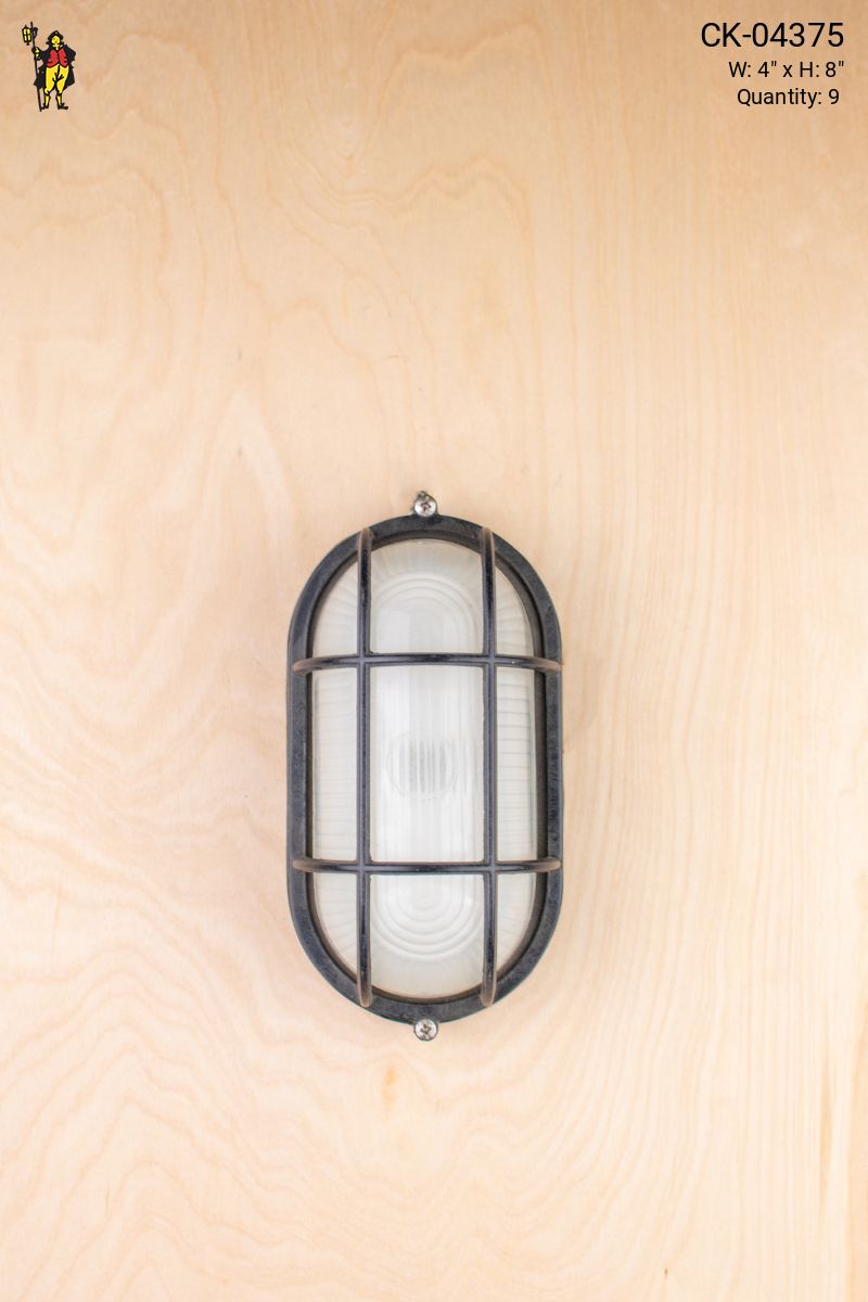 Small Black Plastic Cage Wall Scone | Wall Lights | Collection | City ...