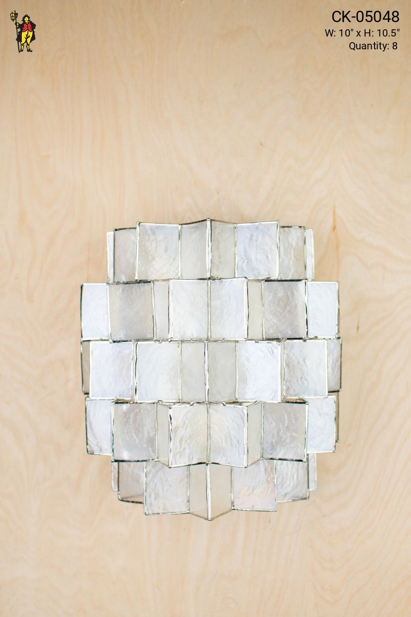 Capiz Shell Wall Sconce | Wall Lights | Collection | City Knickerbocker ...