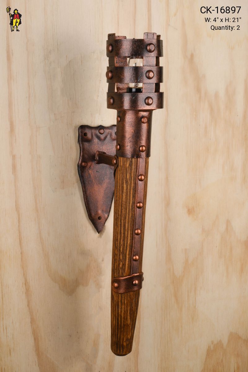 Medieval Torch Wall Sconce | Wall Lights | Collection | City ...