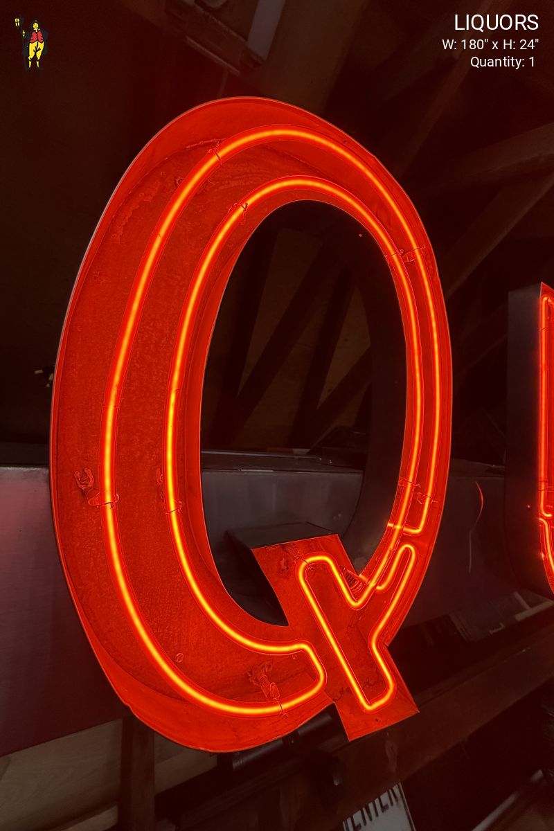 10' "Liquors" Neon Sign | Wall Lights | Collection | City Knickerbocker ...