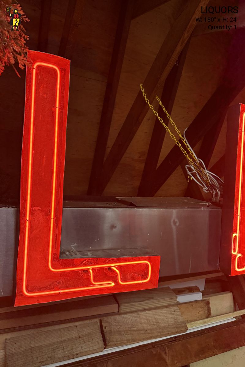 10' "Liquors" Neon Sign | Wall Lights | Collection | City Knickerbocker ...